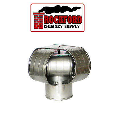 Vacu-Stack Stainless Steel Chimney Cap for Solid Pack Chimney Pipe | eBay