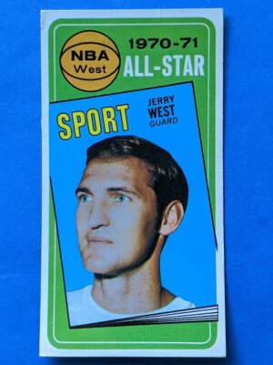1970-71 Topps - Jerry West All Star #107 - HOF Los Angeles Lakers ...
