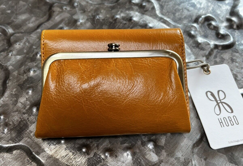 HOBO International~ROBIN~Compact Trifold Wallet Frame Leather~WARM ...