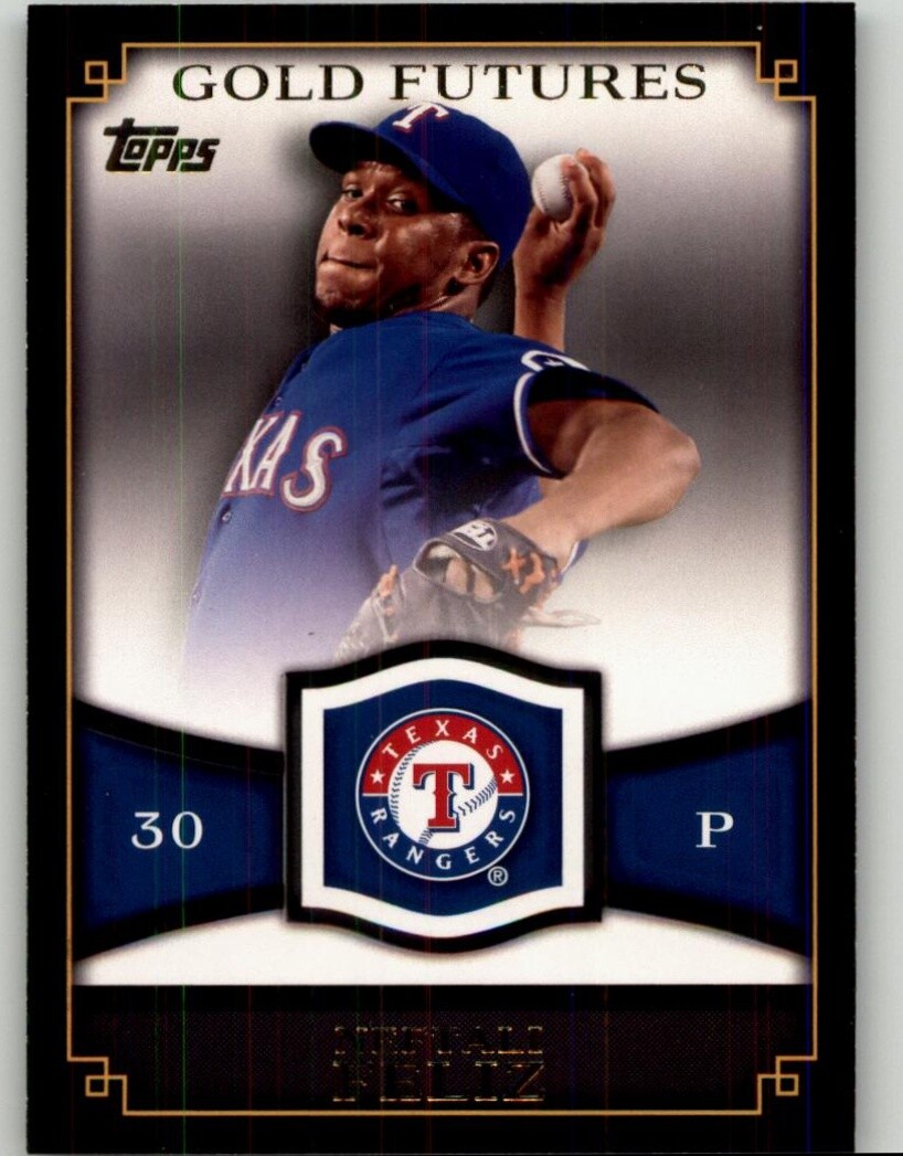 2012 Topps Neftali Feliz Gold Futures #GF-41 Texas Rangers | eBay