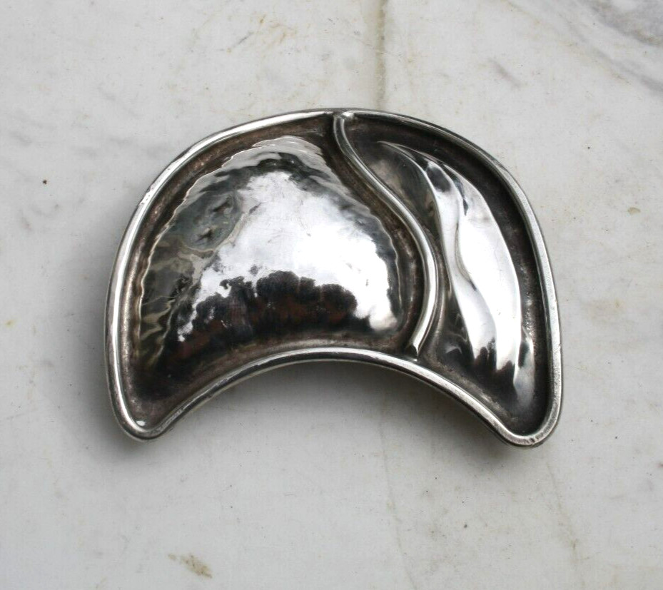 Rare Vintage Jacob Hull Denmark Modernist Silver Belt… - Gem