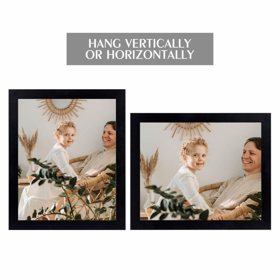 8 Pack 8x10 Picture Gallery Wall Frame Set Collage Tabletop Plastic ...