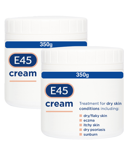 2 X E45 Dermatological Cream 350g Tub For Dry Skin - UK Stocks 12/2024 ...