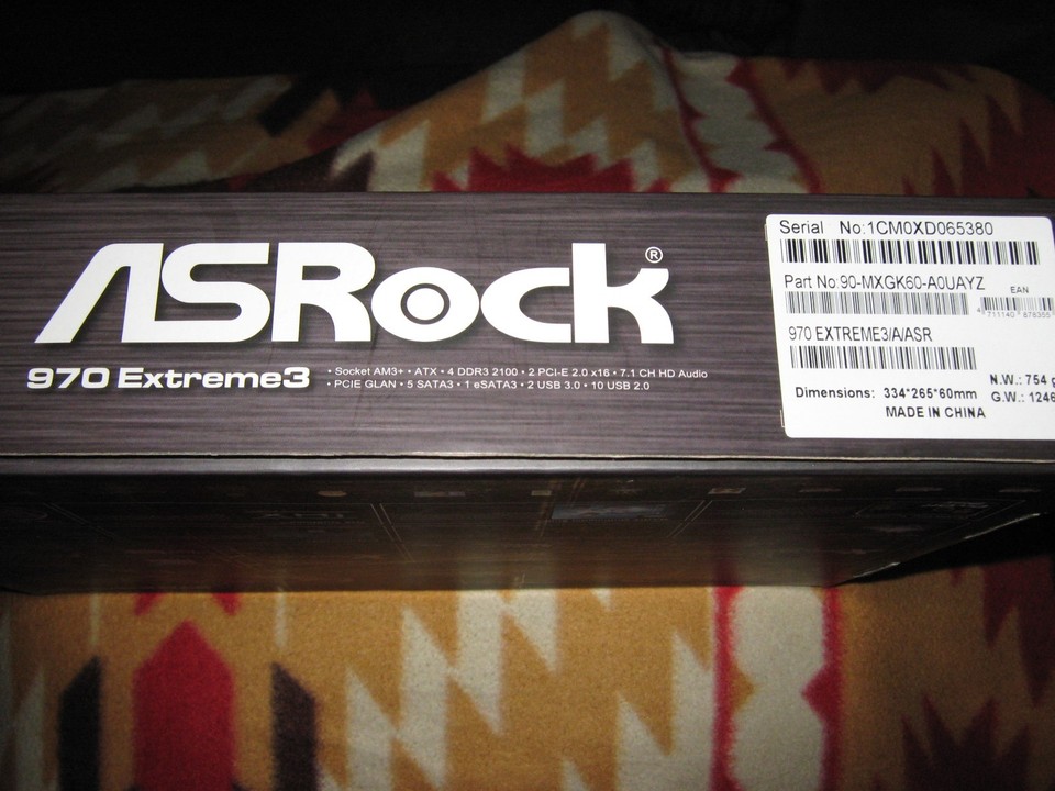 ASRock 970 Extreme3, AM3+, AMD Motherboard, Brand New | eBay