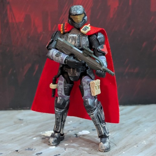 1/18 Custom HELLDIVERS X HALO ODST 4" UNSC Marine Jazwares Joytoy Acid ...