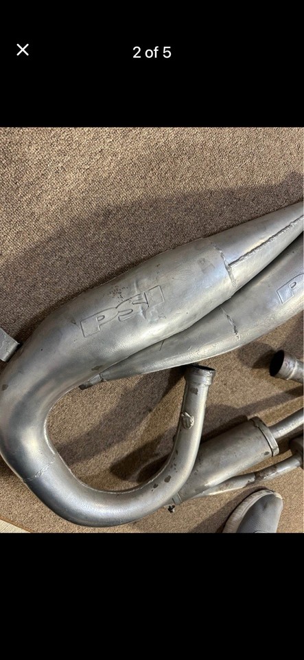 Yamaha Banshee Psi Dual Exhaust Pipes Vintage | eBay