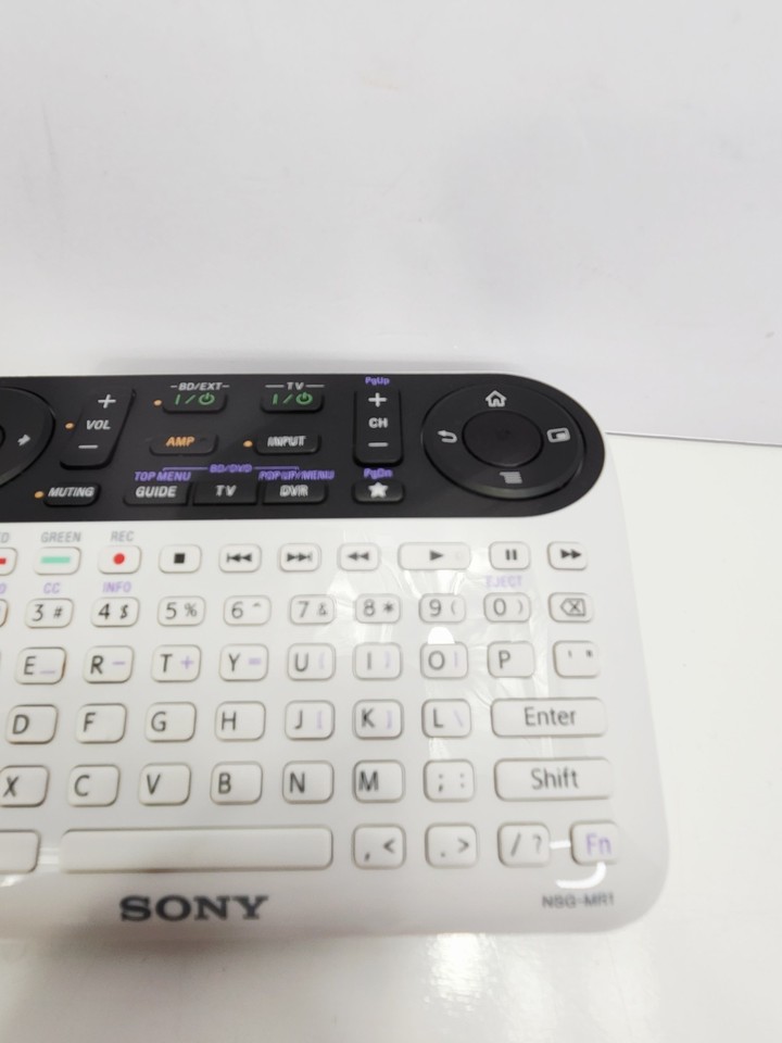 GENUINE SONY NSG-MR1 REMOTE CONTROL QWERTY KEYBOARD FOR GOOGLE TV | eBay