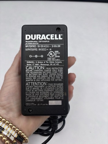 Duracell Power Supply Adapter Charger Output 16 V For A 400 Mma Two ...