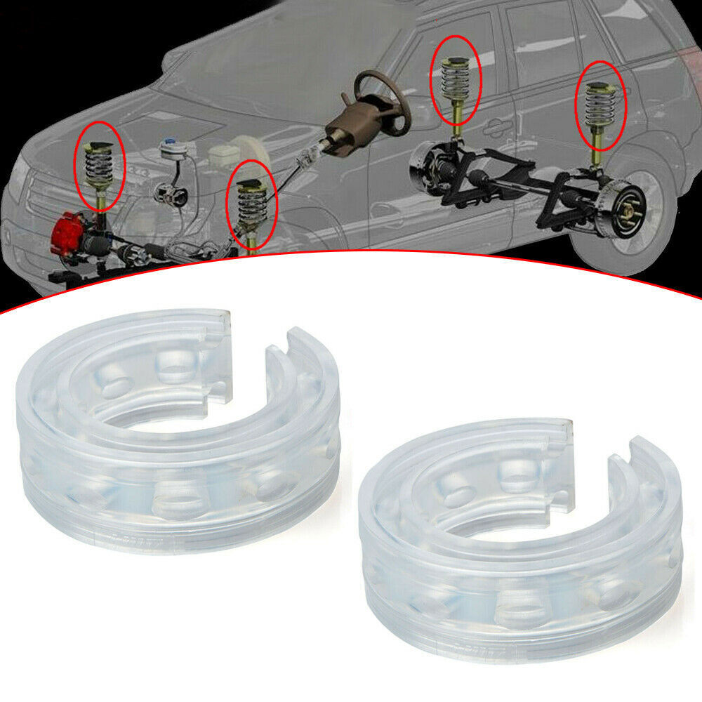 2PCS Car Shock Absorber Power Auto-Buffers Spring Bumpers B Type ...