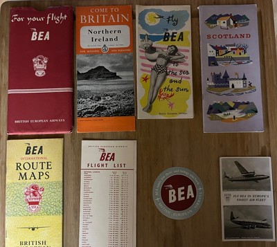 British European Airlines 1950s Flight Packet | eBay