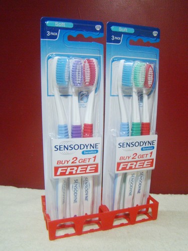 Toothbrush GSK 6 Brush Sensodyne Sensitive Soft Bristles Soft Lot Six ...