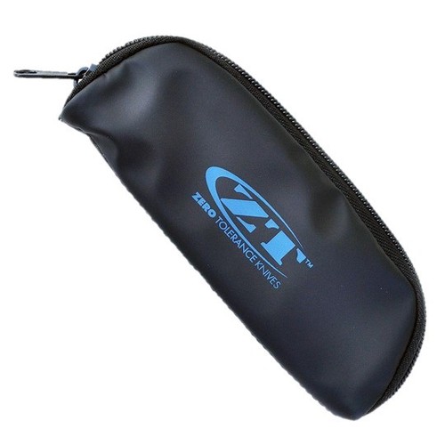 Zero Tolerance ZT Black Zipper Leatherette Sheep Skin Knife Pouch Case ...