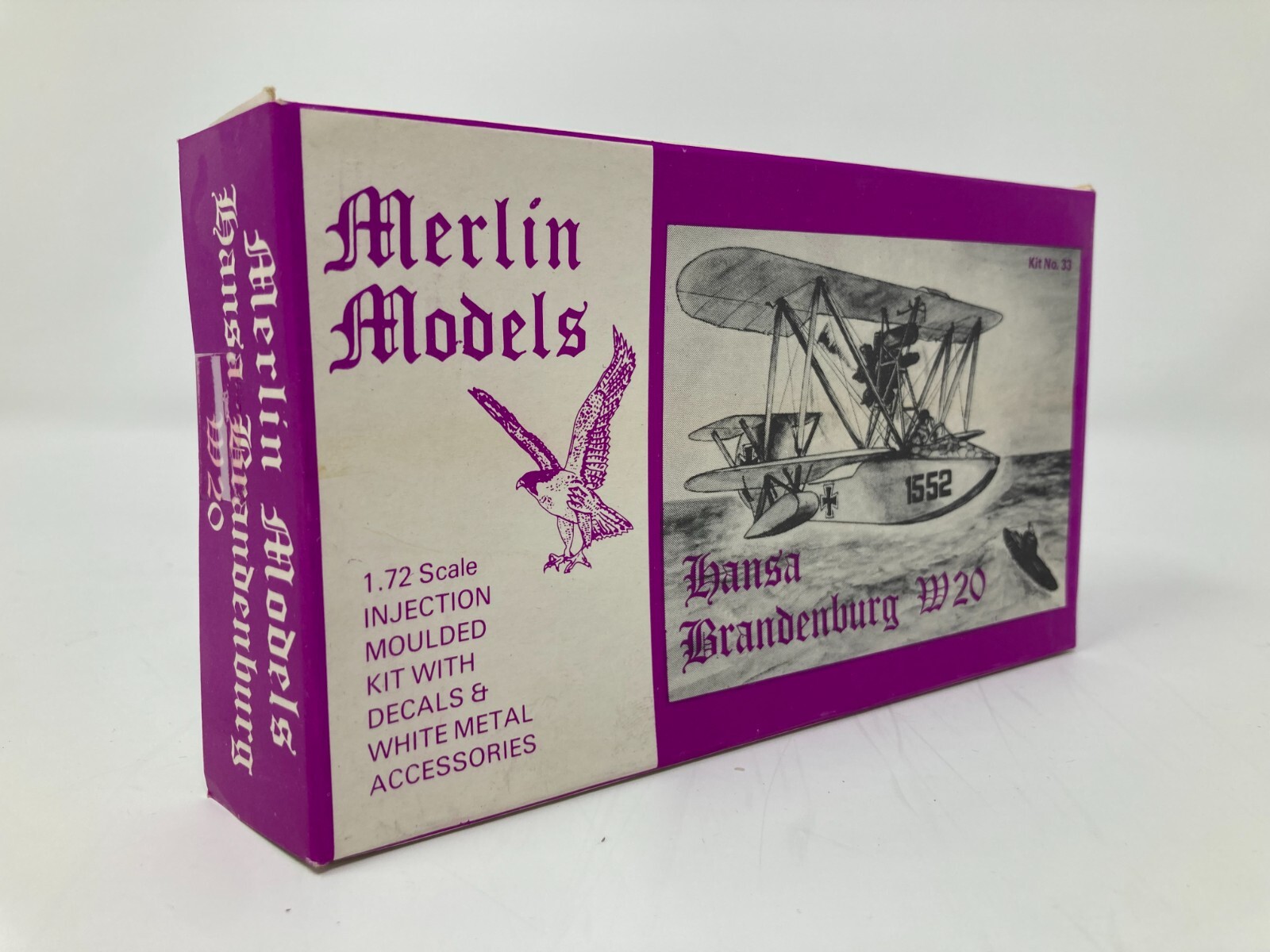 Merlin Models Hansa Brandenburg W20 1/72 Scale Model Kit New in Box ...