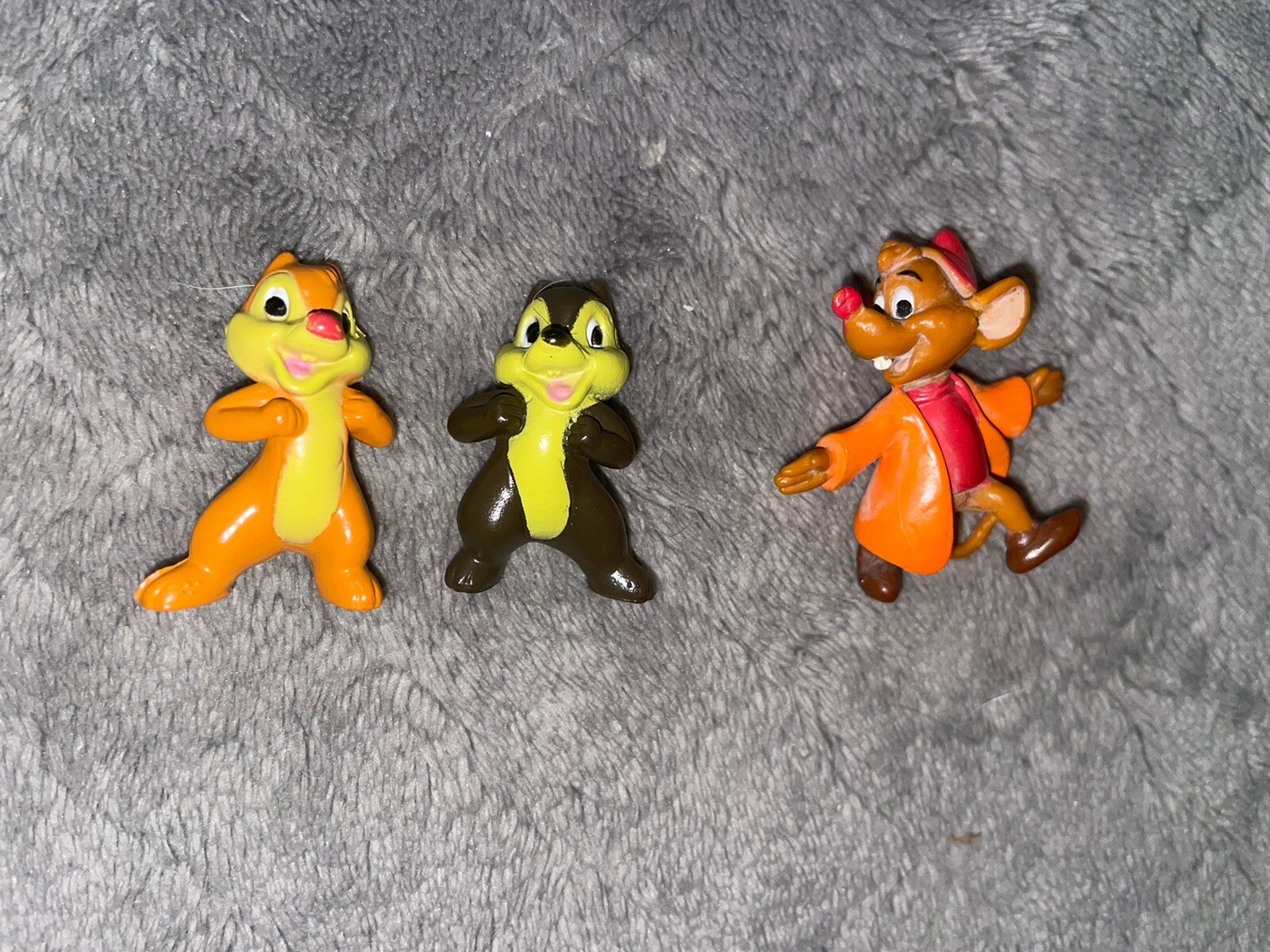 CHIP & DALE Figure Set MICKEY MOUSE Chipmunks WALT DISNEY PVC TOY 1.25 ...