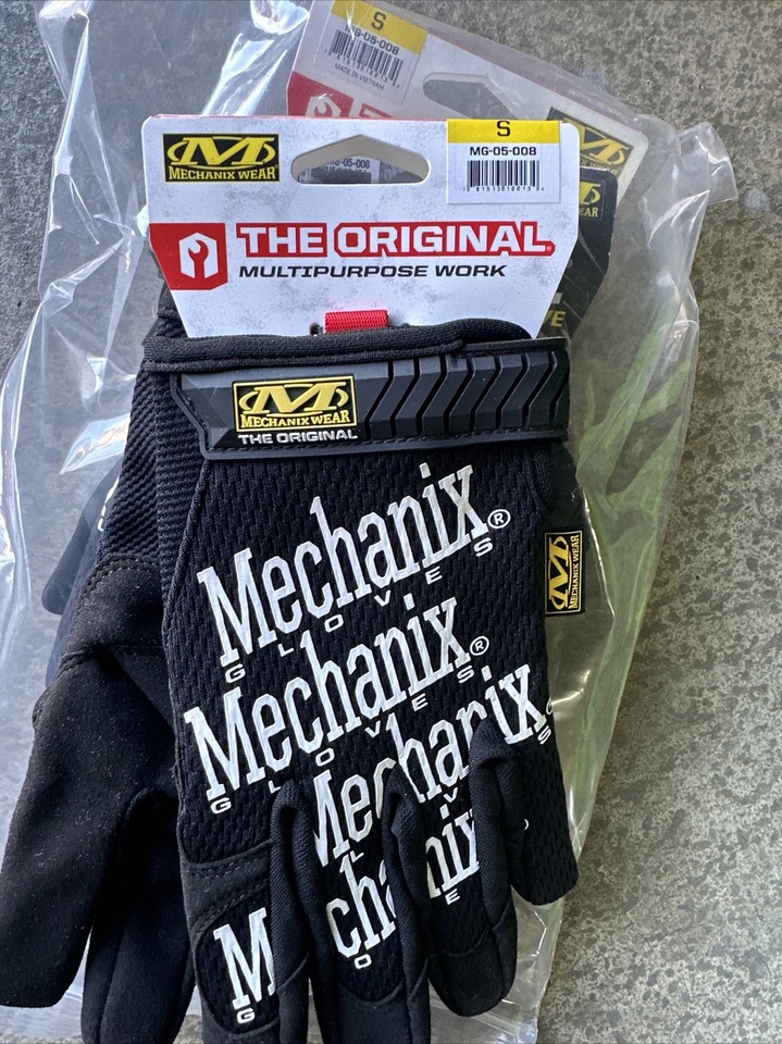 Mechanix Wear MG-05–008 Small Original Black Multi Purpose Mechanics ...