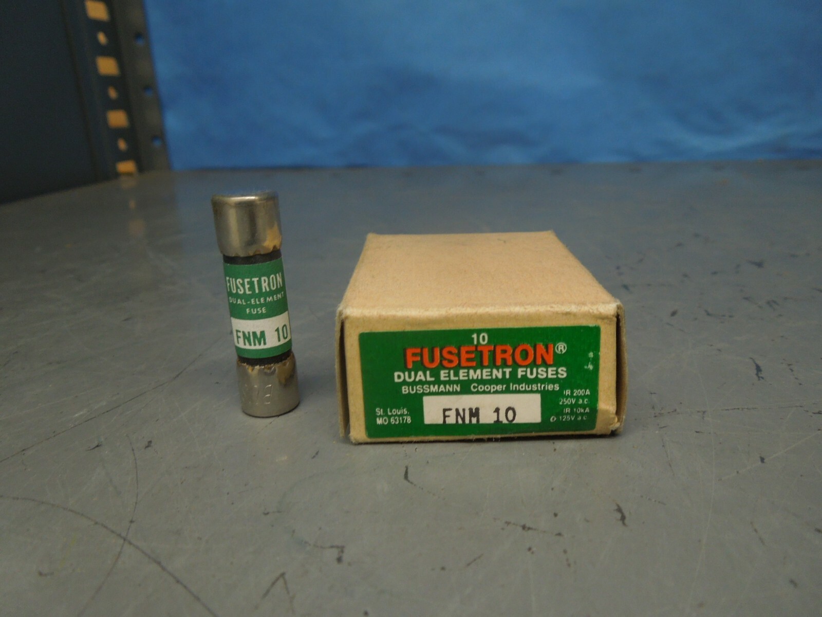 Bussmann Fusetron FNM-10 10A 250V Fuses New Surplus (Box of 10) | eBay