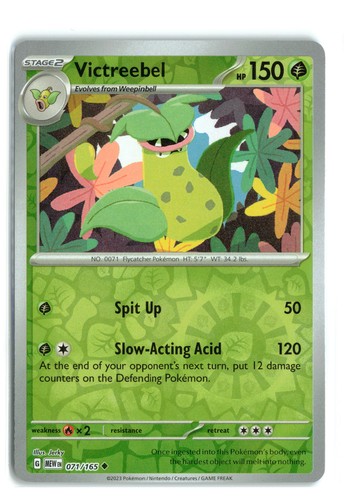 Victreebel 071/165 151 REVERSE HOLO POKEMON TCG NM-LP | eBay
