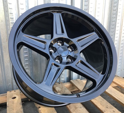 4 Dodge Demon Rims GLOSS BLACK 20x9.5 5x115 Fit Challenger Charger ...