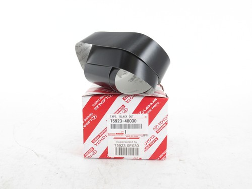 Genuine OEM Toyota 75923-0E030 Passenger Rear Black Out Tape 2008-13 ...