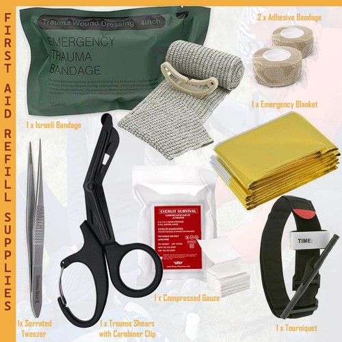 IFAK Refill Kit First Aid Supplies Emergency Medical Supply Trauma ...