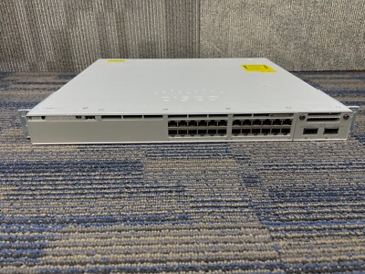 Cisco C9300-24P-A Catalyst 9300 24-Port POE+ w/ AC Power, C9300-NM-2 ...