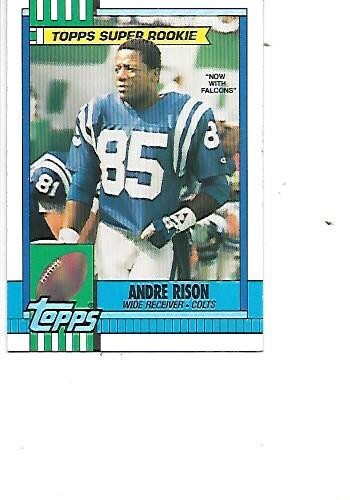 Andre Rison 1990 Topps Football Super Rookie #300 Indianapolis Colts NM ...