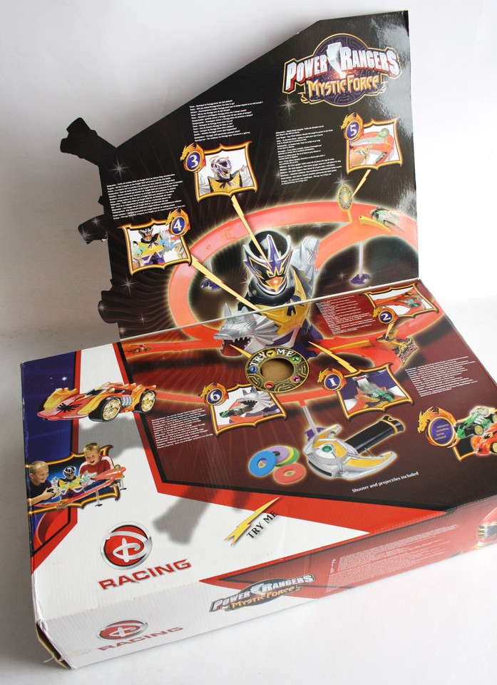RARE POWER RANGERS MYSTIC FORCE RACING SET WITH CARS DICKIE NEW MIB ...