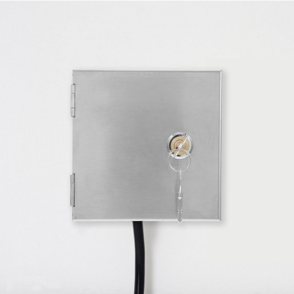 Lockable Outdoor Electrical Junction Box Stainless Steel Wall Mounted ...