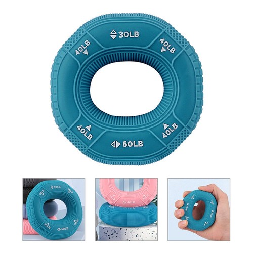 Grip Circle Exercise Hand Grips Fitness Fingers Strengthener Rings | eBay