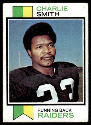1973 Topps Charlie Smith #363 Oakland Raiders Football Card | eBay