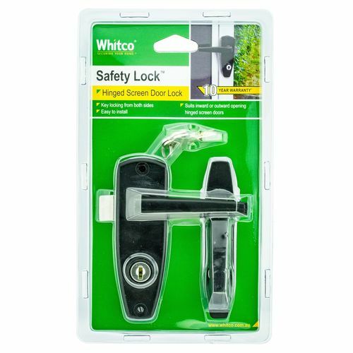 Whitco Keyed Hinged Screen Safety Door Lock | eBay