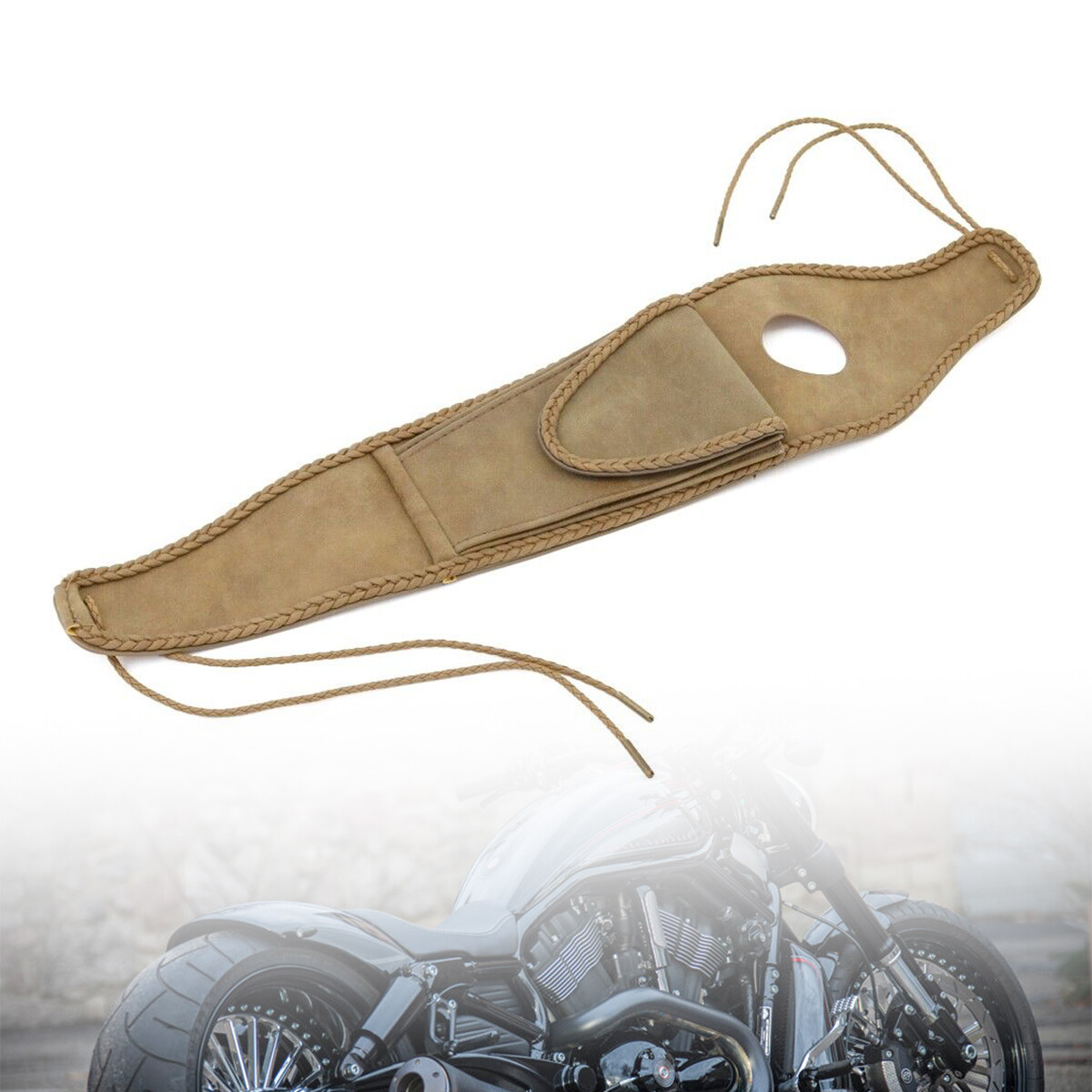 Retro Fuel Tank Chap Cover Panel Bag For Harley Sportster XL 883 1200 ...