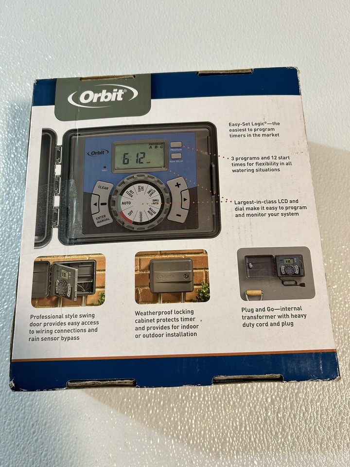 Orbit 9-Station Easy Set Indoor/Outdoor Sprinkler Irrigation Timer ...