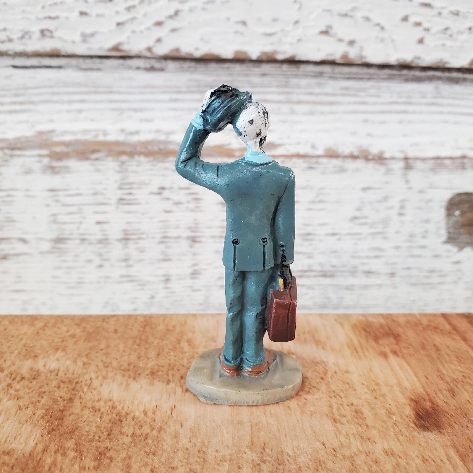 Lemax Spooky Town Halloween Death of a Salesman Skeleton Businessman ...