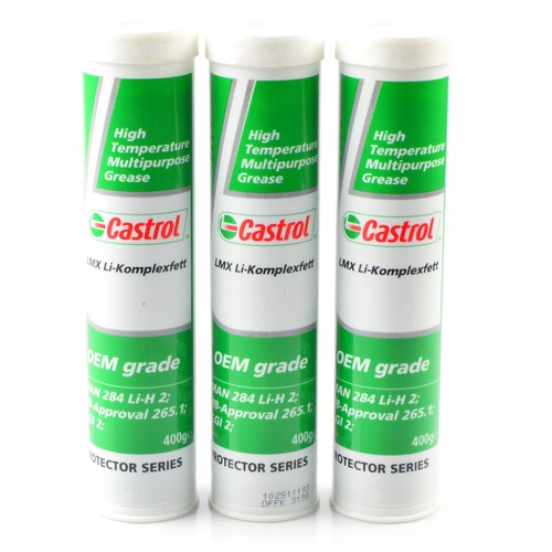 3x 400g CASTROL Fett LMX Li-Komplexfett Hochdruckfett Langzeitfett für ...