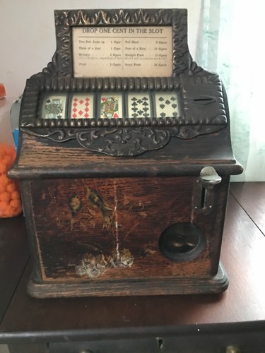 Bar top penny slot machine for cigars | eBay