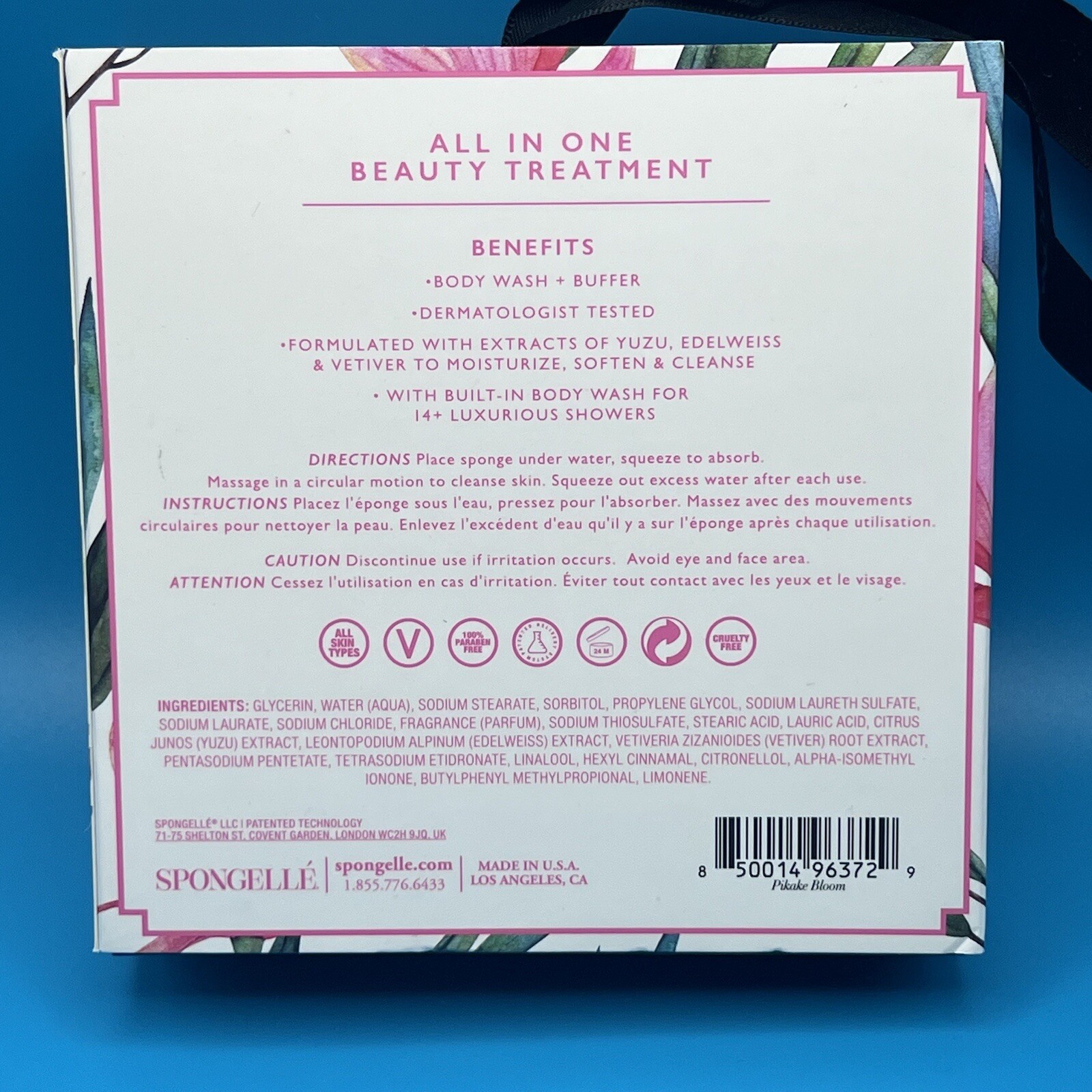 Spongelle body wash infused buffer - New - PIKAKE BLOOM | eBay