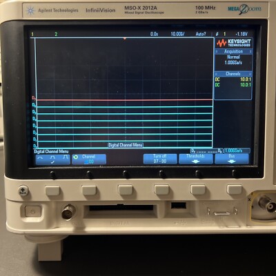 Keysight/Agilent MSO-X 2012A Oscilloscope 100MHz, With 8-Channel MSO ...