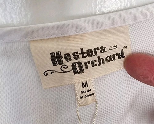 NWT Size Medium Hester Orchard White 100% Tencel Peplum Blouse Top | eBay