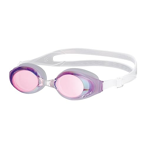 [View] Japanese-made swimming goggles for adults. Fitness model with ...