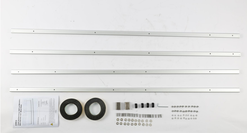 Steel Van Roof Rack Rails Fits for Mercedes Sprinter 07-25 Cargo Van ...