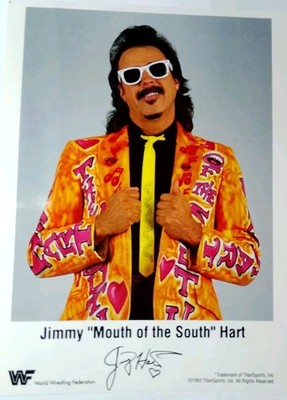 WWF Jimmy Hart Print Signature Promo Card Neuwertig WWE WCW ECW | eBay