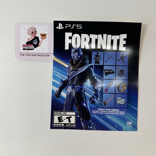 Fortnite Cobalt Star Bundle Code + 1000 V Bucks (Unscratched) PS5 ...