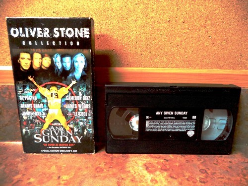 ANY GIVEN SUNDAY (VHS 2001) SPECIAL EDITION Al Pacino Cameron Diaz, Ann ...