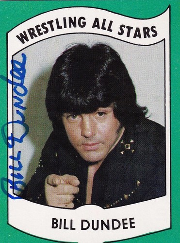 Bill Dundee Signed 1982 Wrestling All Star Trading Card Pro Wrestler ...