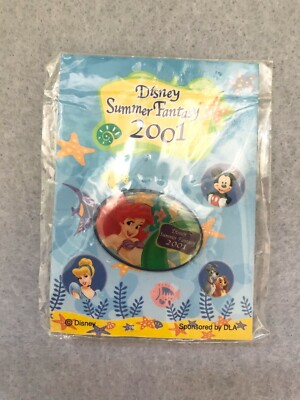 Disney Summer Fantasy 2001 the Little Mermaid Ariel OE Pin | eBay