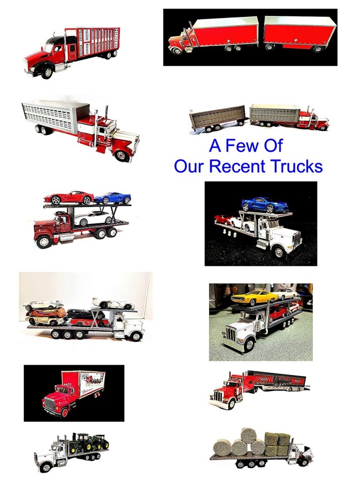 DCP / FG Mack R Sleeper - Custom Built 1 Off Steel Truck w/ 45 ft ...