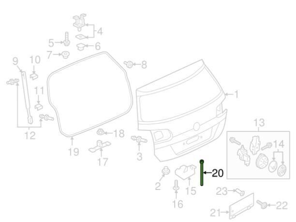 Genuine VOLKSWAGEN VW Golf Mk7 PASSAT Water Drain Pipe Hose Line ...