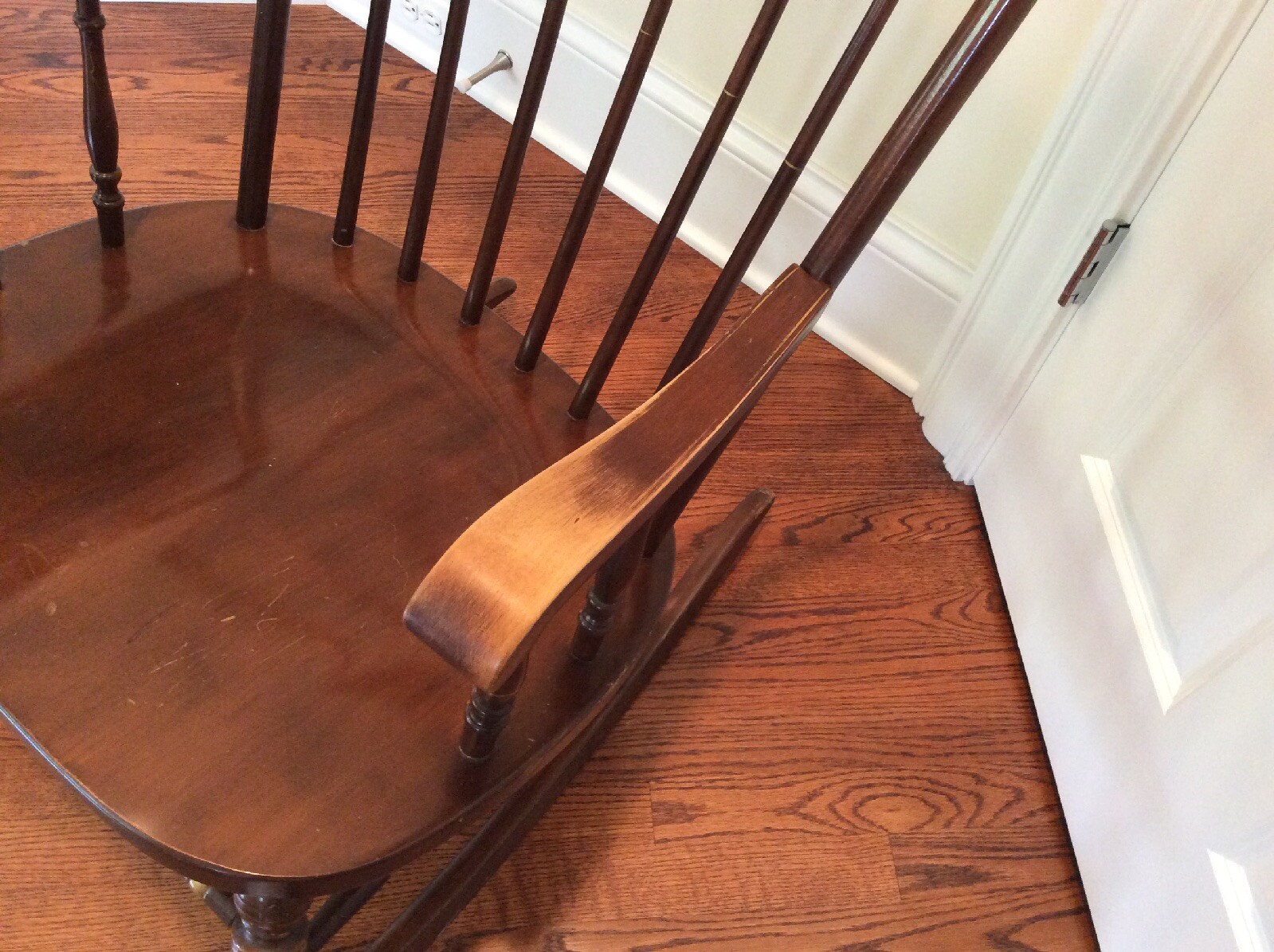 ANTIQUE Rocking Chair - "Our Liberty & Independence" - PICKUP ONLY | eBay