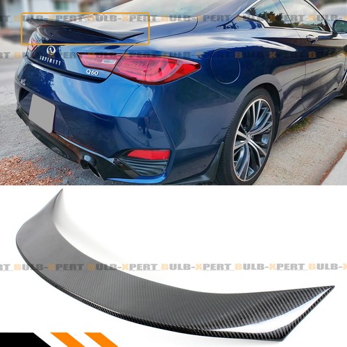 FOR 2017-2022 INFINITI Q60 V2 HIGH KICK CARBON FIBER DUCKBILL TRUNK ...